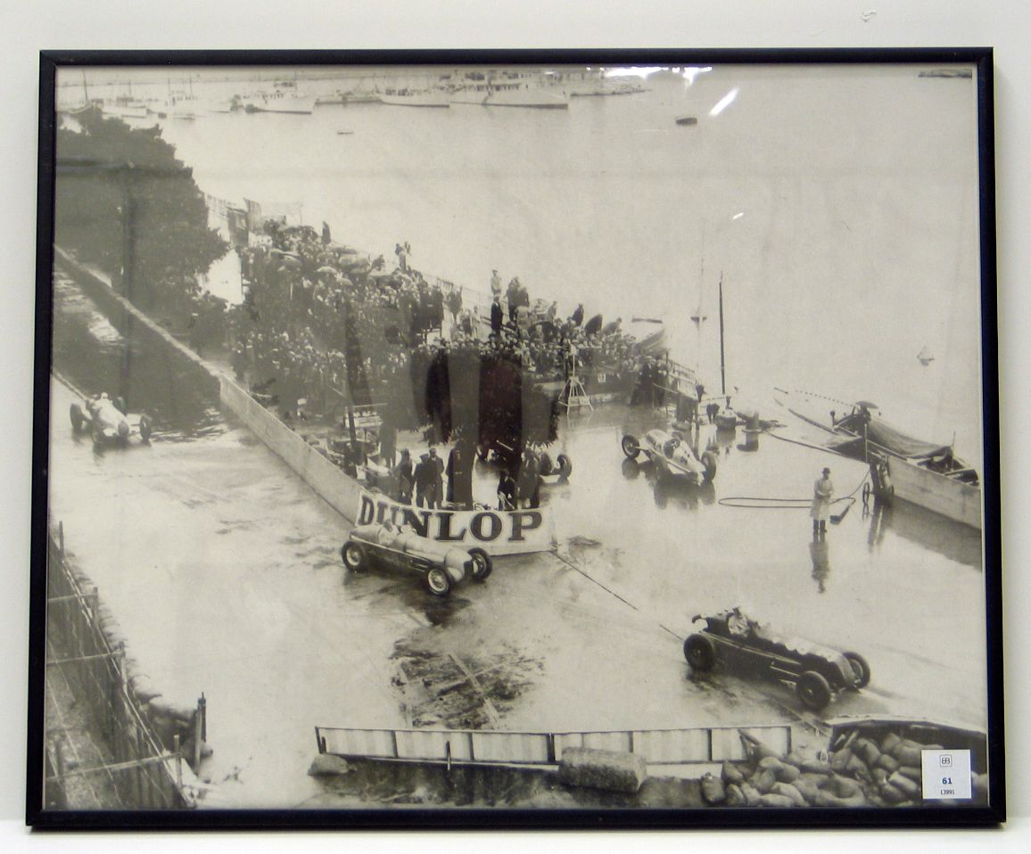 Bonhams Cars : Photograph of Rudolf Carraciola/Mercedes Benz W25 at the ...