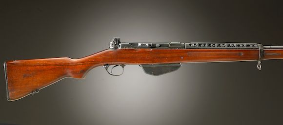Bonhams : A very rare Pedersen semi-automatic rifle by Vickers ...