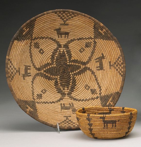 Bonhams : Two Apache baskets