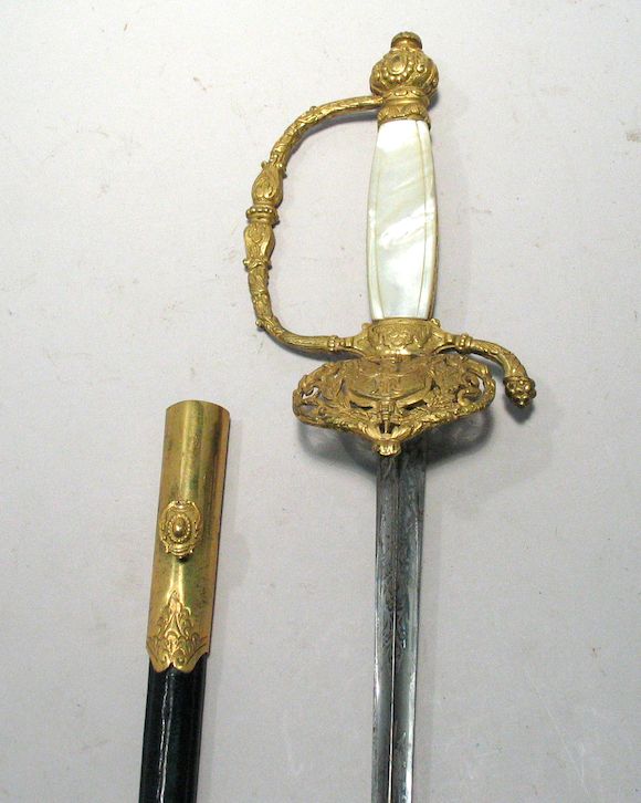 Bonhams : A French diplomatic small sword