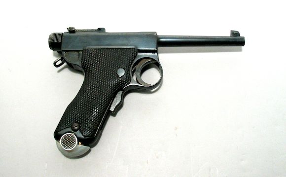 Bonhams : A Japanese Model 1905 'Papa' Nambu semi-automatic pistol