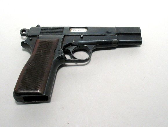 Bonhams : An Fn Model 1935 semi-automatic pistol with waffenamt proofs