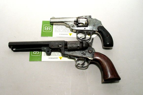 Bonhams : A lot of two 19th century American revolvers