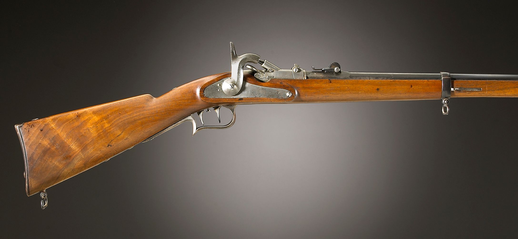 A scarce Swiss Model 67 Milbank-Amsler breechloading sharpshooter's ...