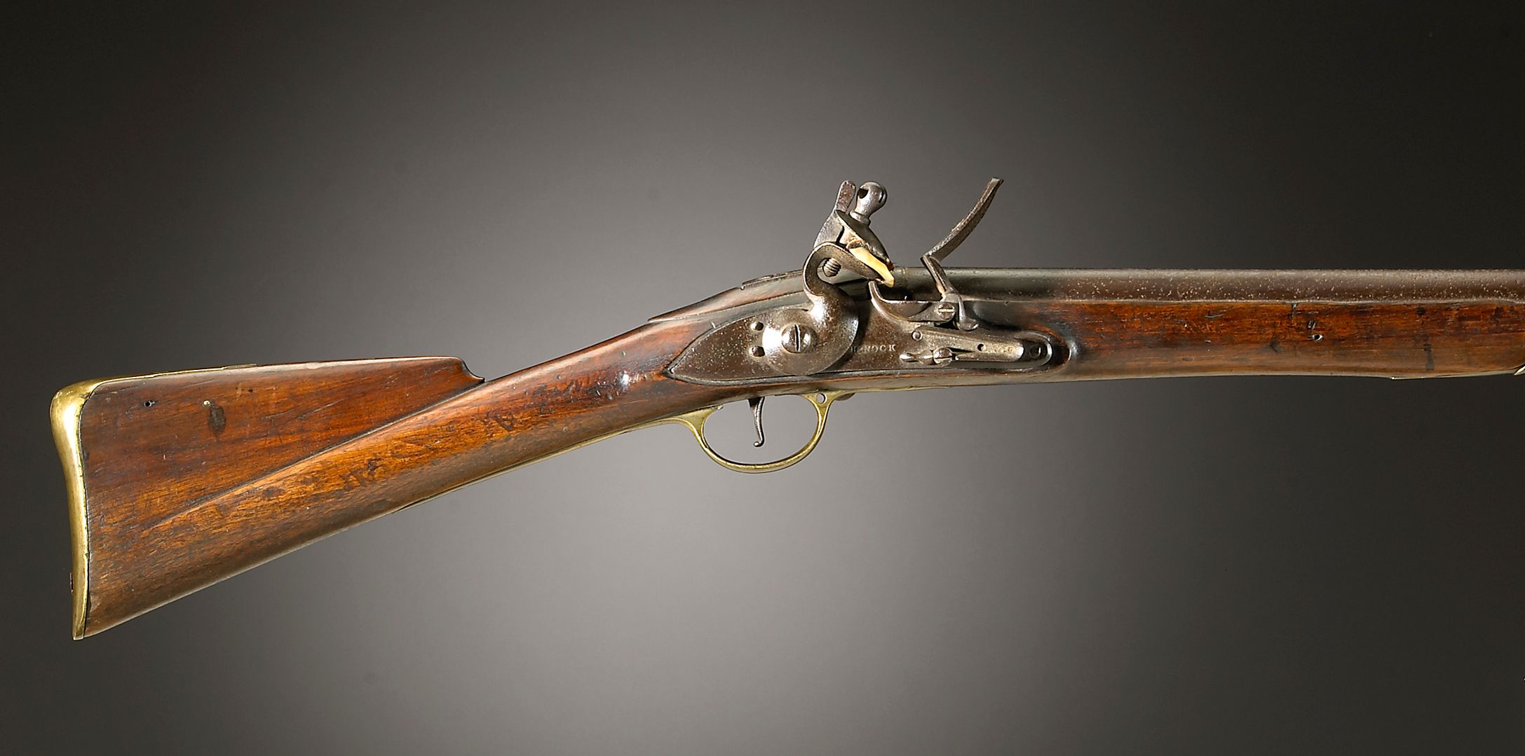 A British volunteer musket bore flintlock cavalry carbine by Nock ...