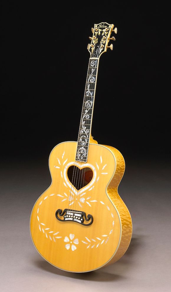 Bonhams : A Greg Lake owned Gibson custom acoustic guitar with original ...