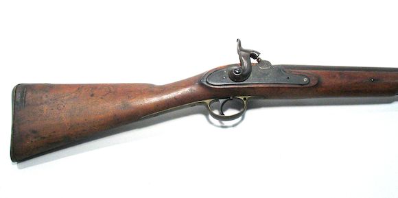 Bonhams : A British Pattern 1839 percussion conversion musket
