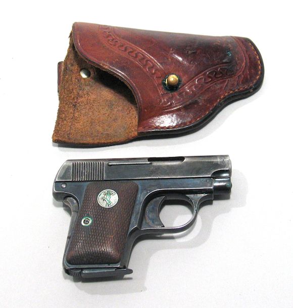 Bonhams : A Colt Model 1908 hammerless automatic pistol
