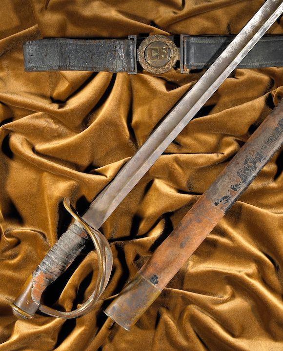 Bonhams : An historic Confederate foot officer's sword and sword belt ...