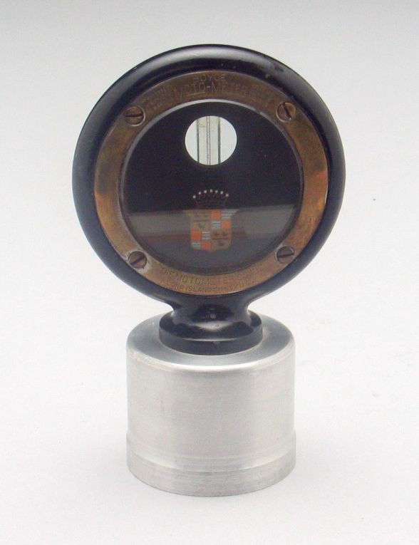 Bonhams Cars : A Cadillac Moto Meter by Boyce, American, 1920s, height 5½in