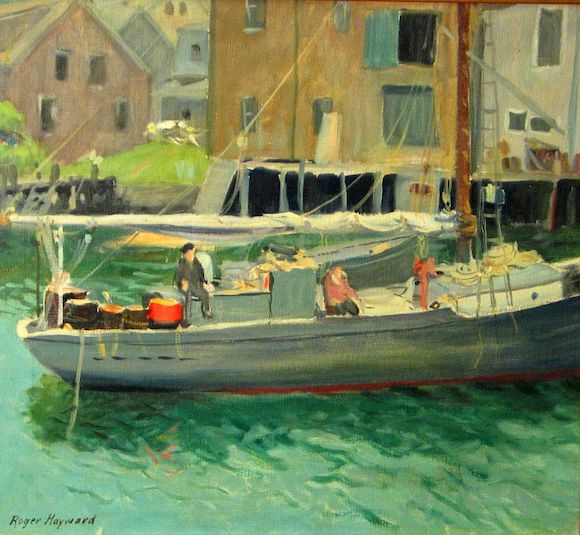 Bonhams : Roger Hayward (American 1899-1979) Sunday Swordfisherman ...