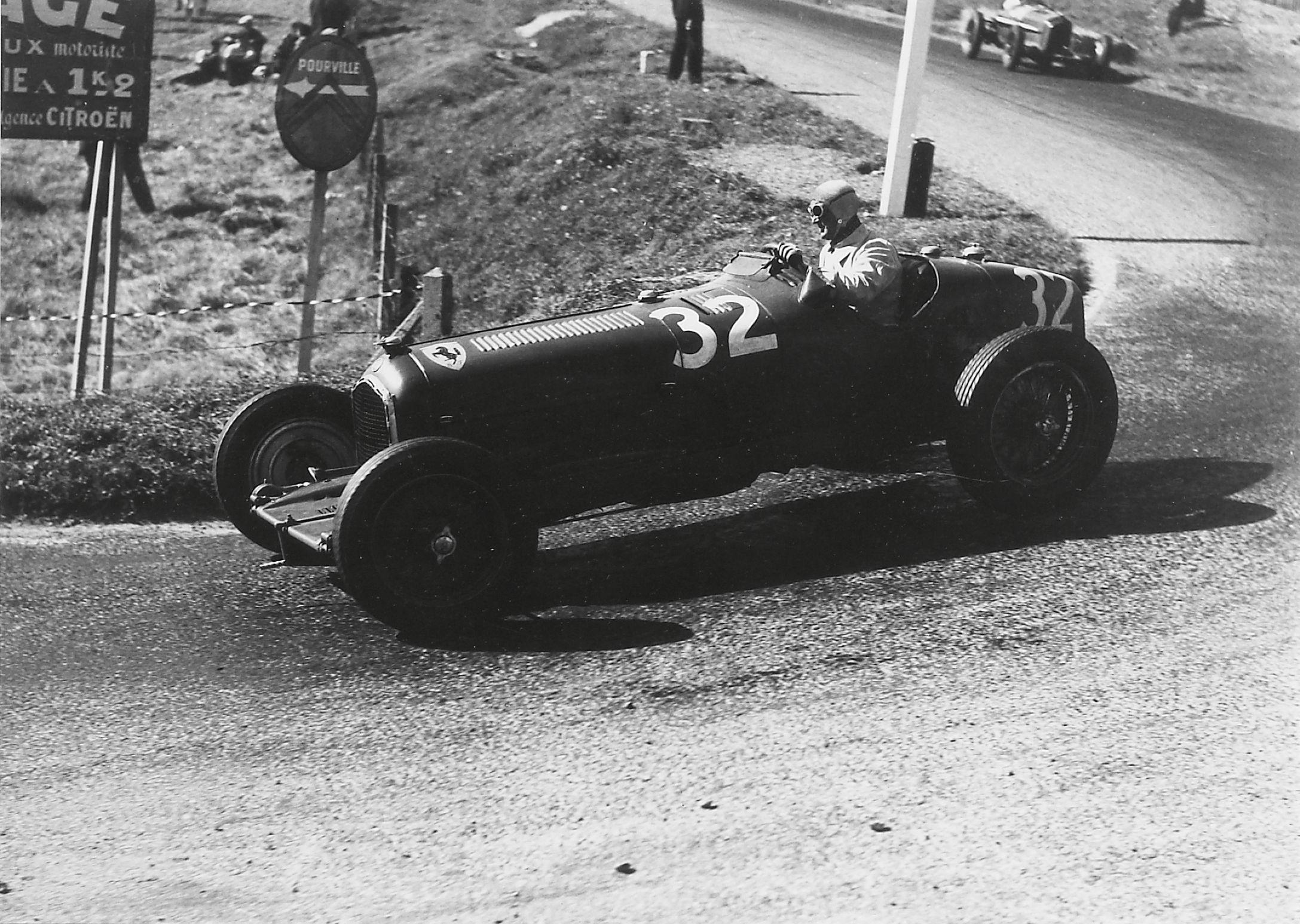 Bonhams Cars : A photograph of Louis Chiron by George Monkhouse, 8 x 11in