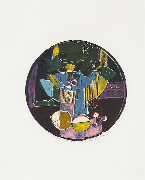 Bonhams : David Driskell; Round Still Life;