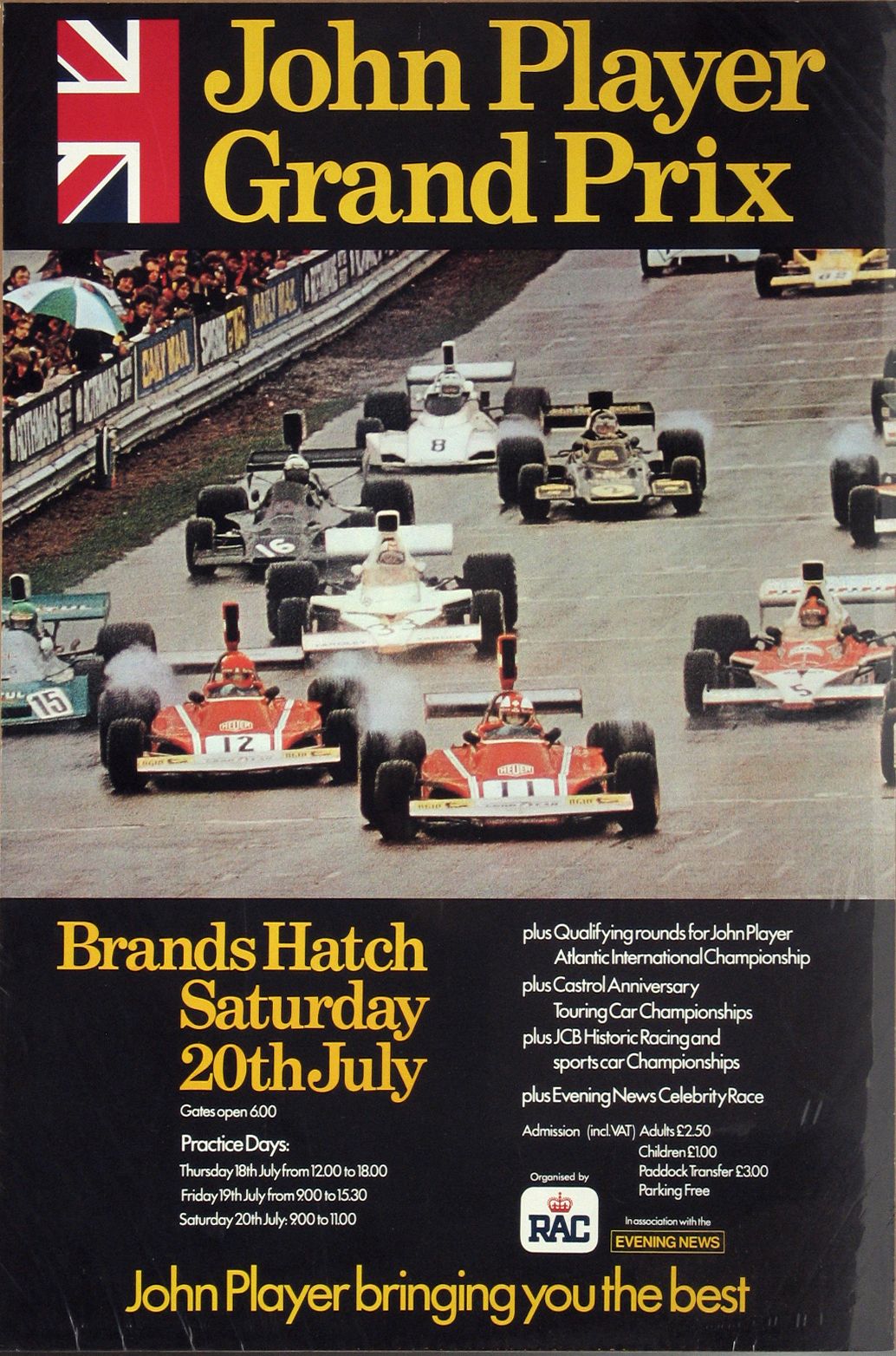 Bonhams Cars : Four British motor racing posters, the largest 30 x 20in