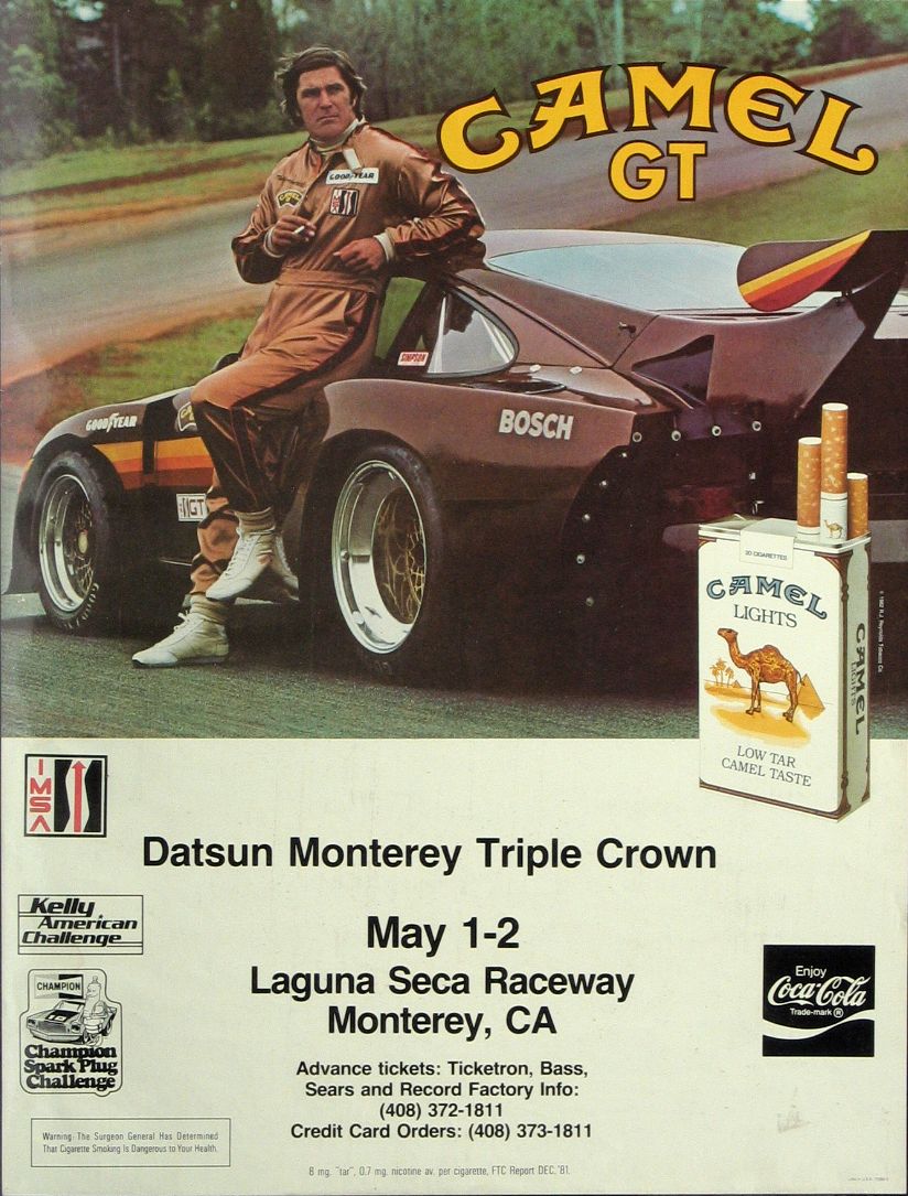 Bonhams Cars : A Camel GT IMSA Laguna Seca, Datsun Monterey Triple ...
