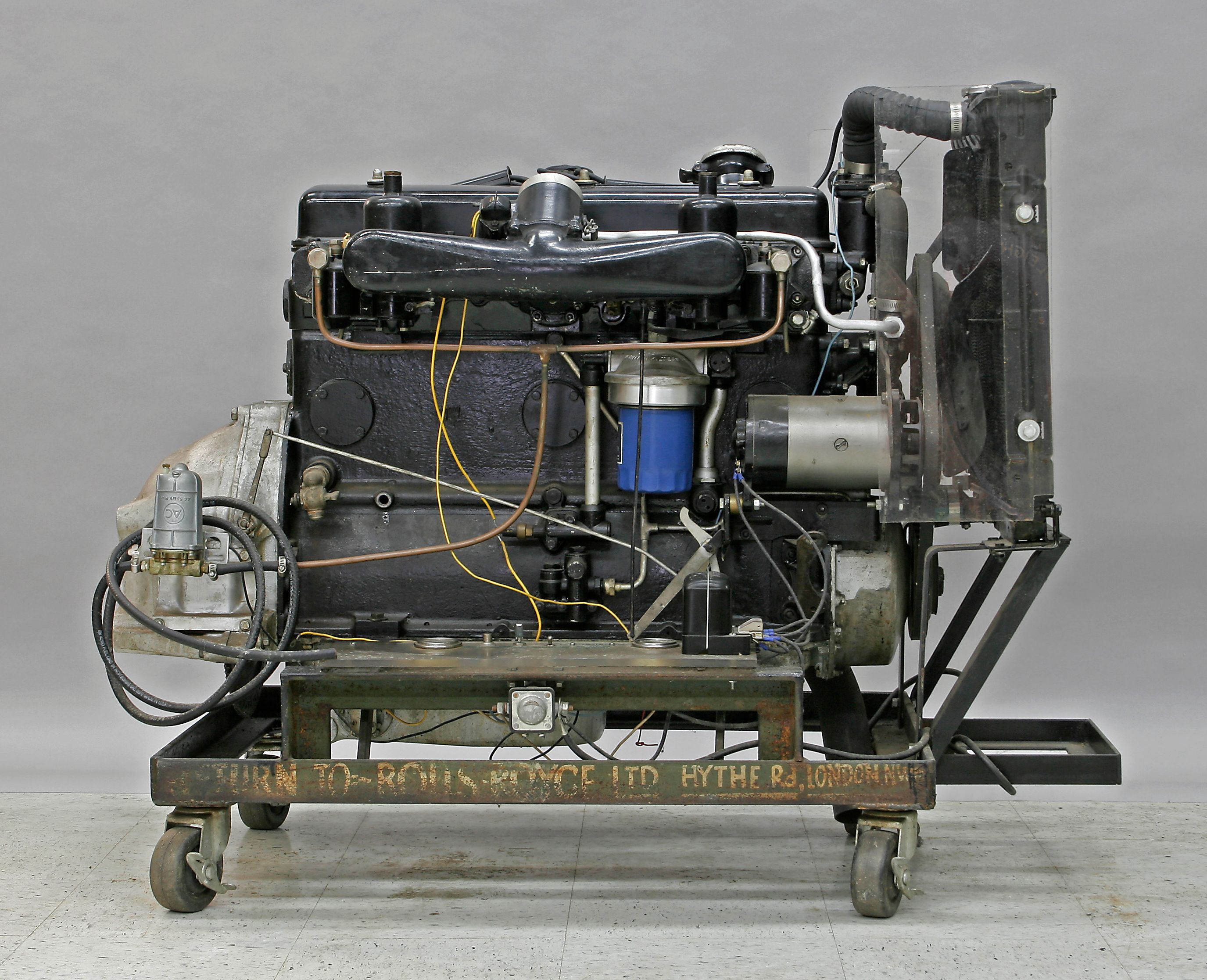 Bonhams Cars : A Bentley S1 engine,