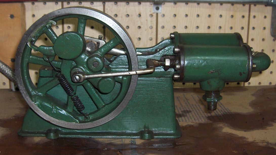 Bonhams Cars : A small steam engine, 14in