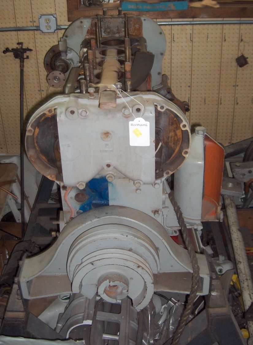 Bonhams Cars : A large diesel engine cut-away project, 52in long