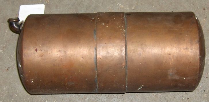 Bonhams Cars : A copper fuel pressure tank