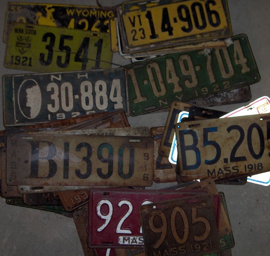 Bonhams Cars : An assorted lot of motor vehicle number plates,