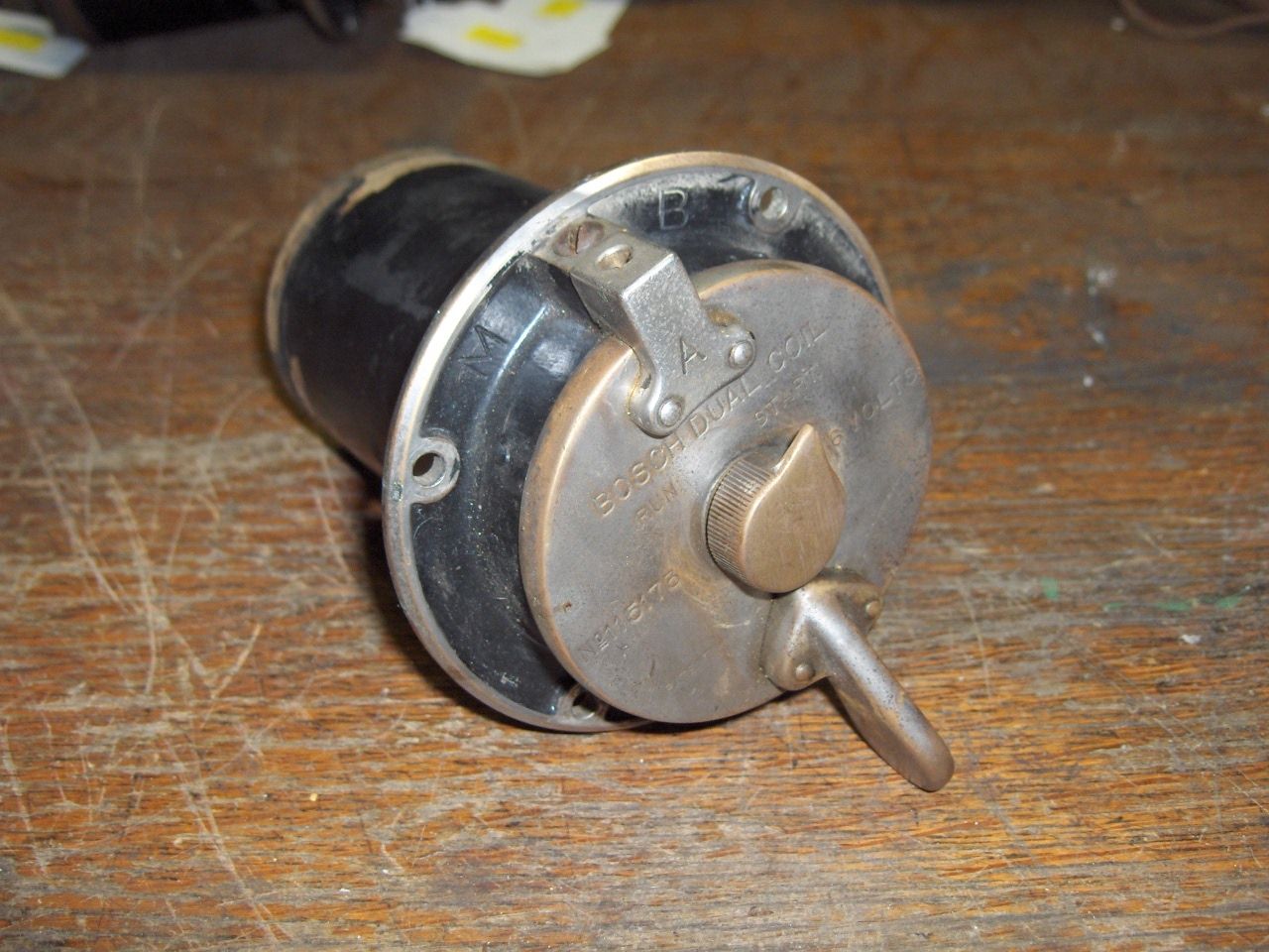 Bonhams Cars : A Bosch Dual coil ignition switch, 4in diameter