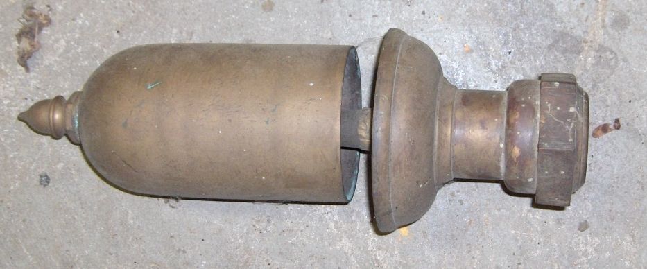 Bonhams Cars : A large steam whistle, 15in high