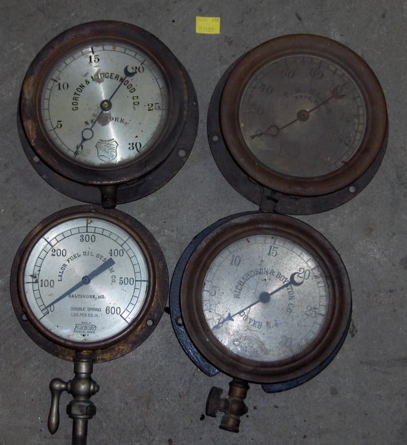 Bonhams Cars : A grouping of four large gauges,