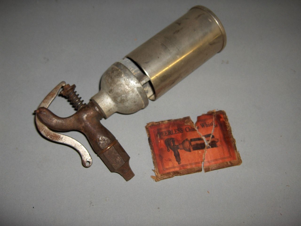 Bonhams Cars : The Peerless Chime whistle, 8in high