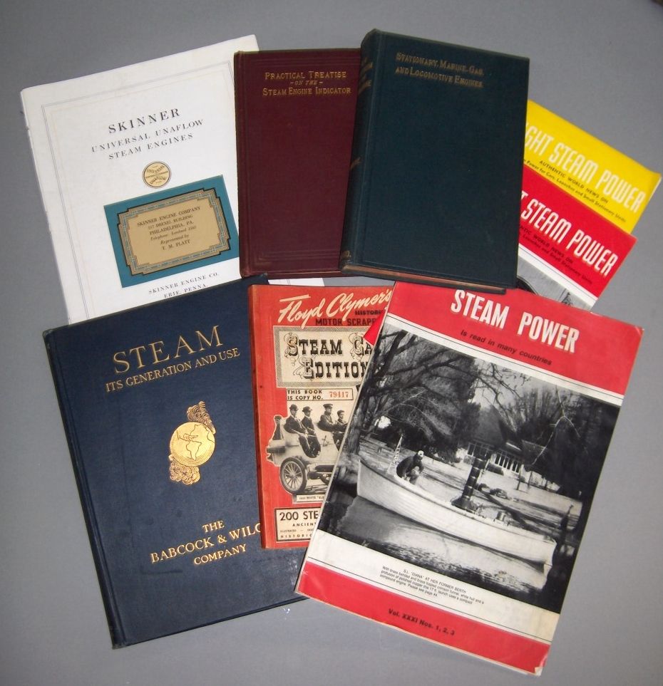 Bonhams Cars : Assorted steam books, periodicals and ephemera,