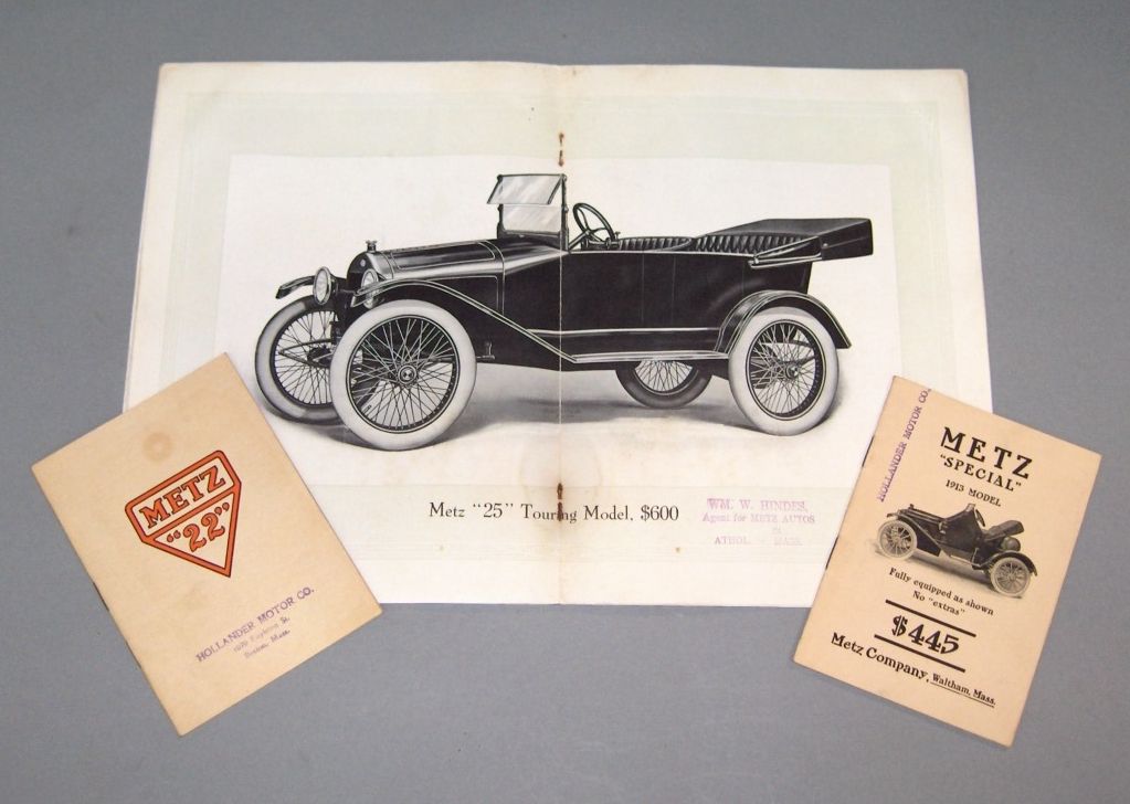 Bonhams Cars : A collection of three Metz sales brochures,