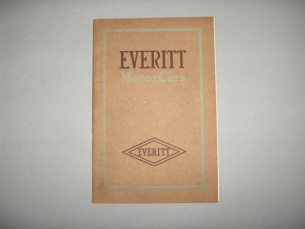 Bonhams Cars : An Everitt sales brochure, 1912,