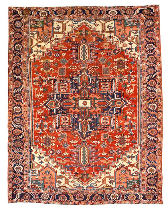 Bonhams : A Serapi carpet Northwest Persia size approximately 9ft 10in ...