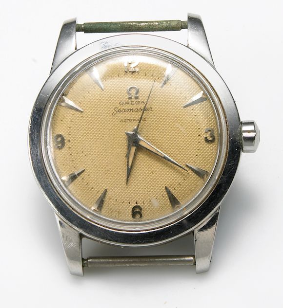 Bonhams : Omega. A gents staybrite steel self-winding ...