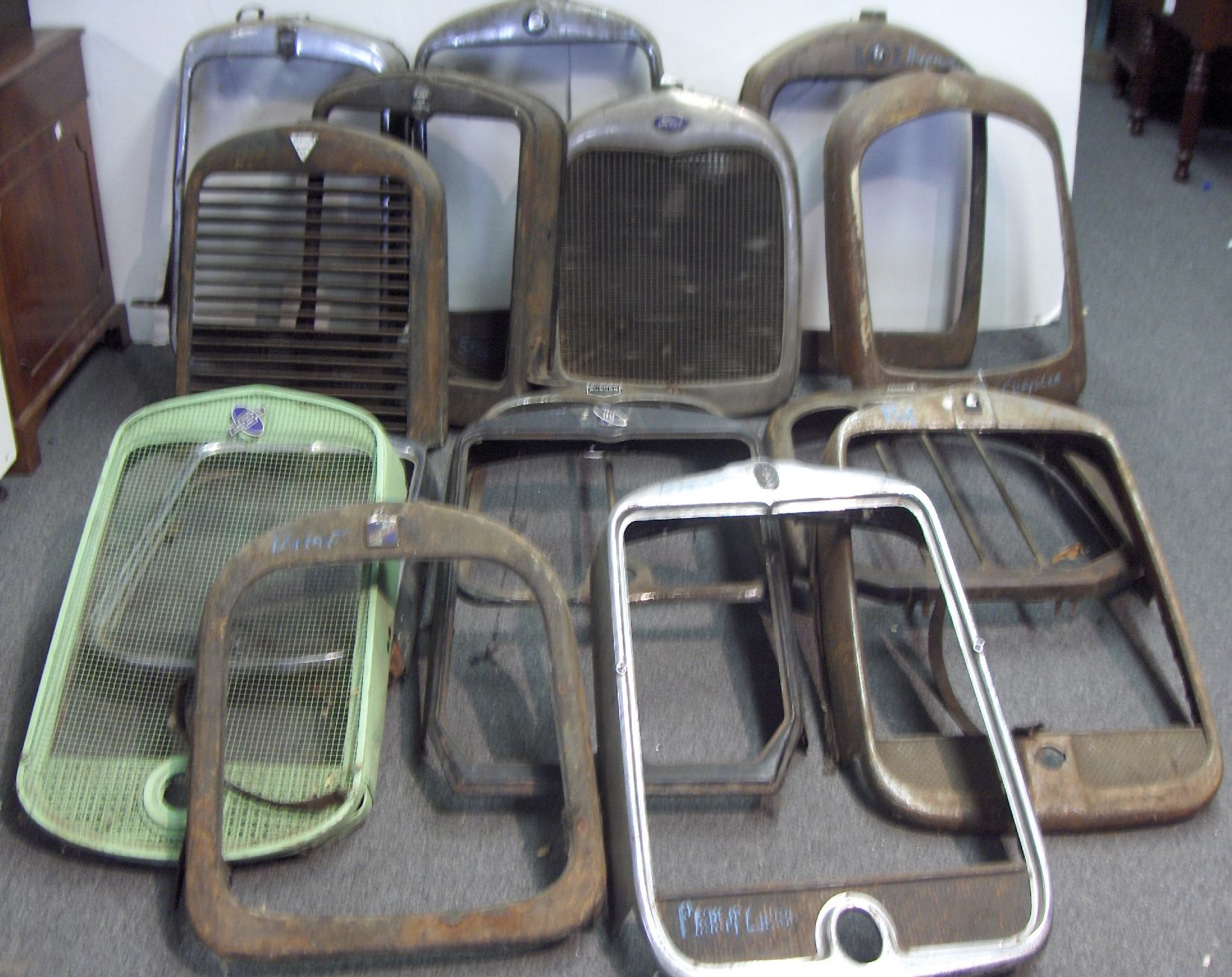 Bonhams Cars : A group of fifteen radiator shells,