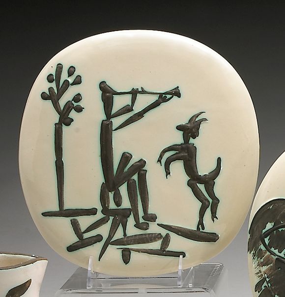 Bonhams : Pablo Picasso; Flute Player and Goat;