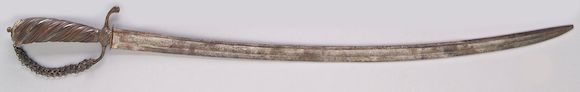 Bonhams : A silver-mounted English hunting sword