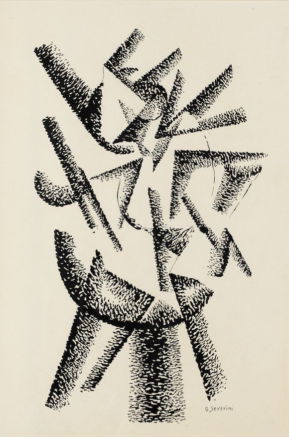 Bonhams : Gino Severini (Italian 1883-1966) Danzatrice, c.1913/1914 25 ...