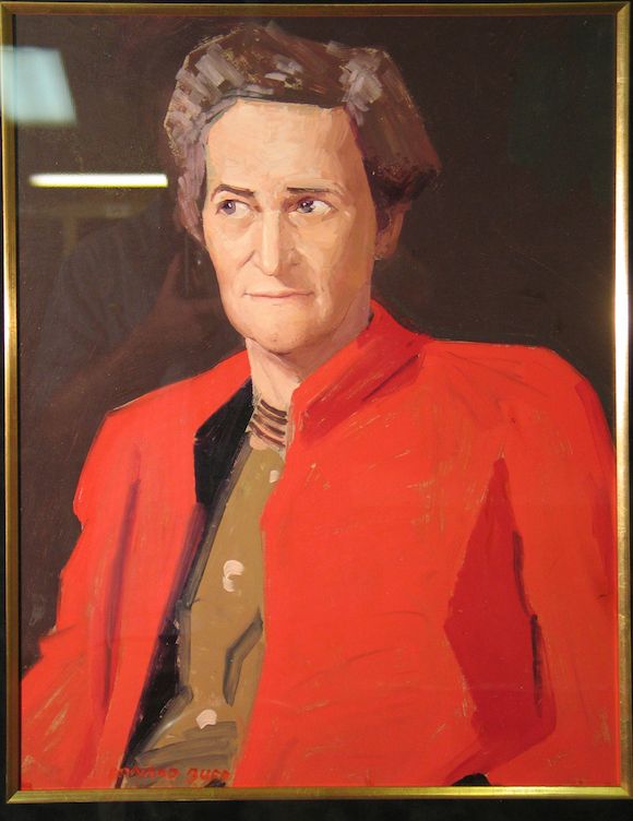 Bonhams : Conrad Buff (1886-1975) Portrait of Mary E. Buff sight 22 x 17in