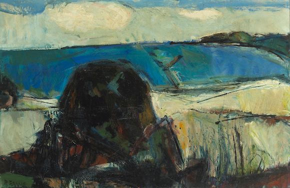 Bonhams : Robert Aaron Frame (American, 1924-1999) Coastal Scene, 1961 ...