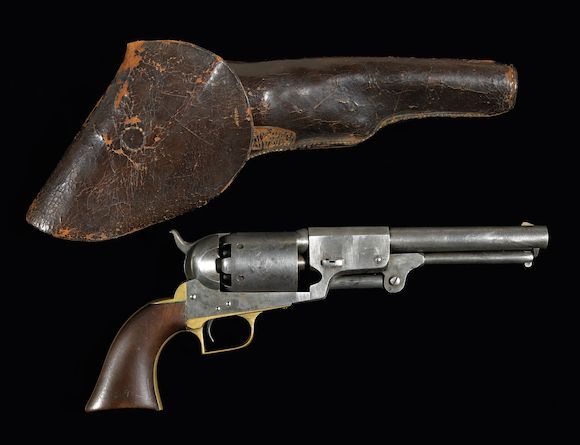 Bonhams : A U.S. Colt 1st Model Dragoon percussion revolver with period ...