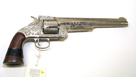 Bonhams : A custom engraved Smith & Wesson Model No. 3 Second Model ...