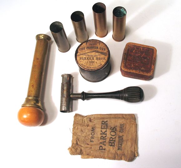 Bonhams : Group of Parker reloading tools and accessories