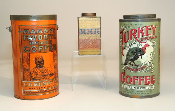 Bonhams : Early 20th century lithographed beverage tins