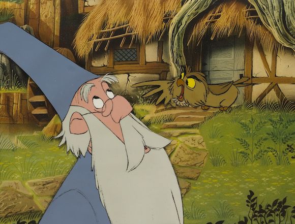 Bonhams : Four Walt Disney celluloids from “The Sword in the Stone”