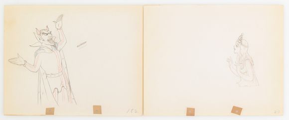 Bonhams : Two Walt Disney animation drawings from The Goddess of Spring