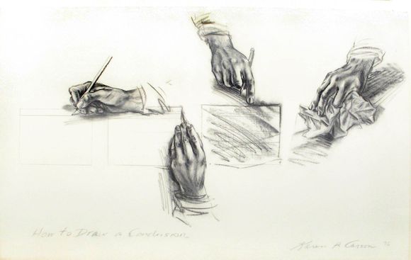 Bonhams : Karen Carson (American b.1943) How to Draw a Conclusion, 1976 ...