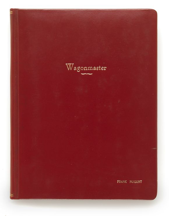 Bonhams : A Frank S. Nugent personally-owned bound script from ...