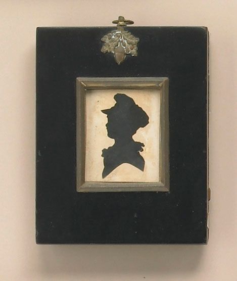 Bonhams : A hollow cut silhouette of Henry E. Trowbridge at four years ...