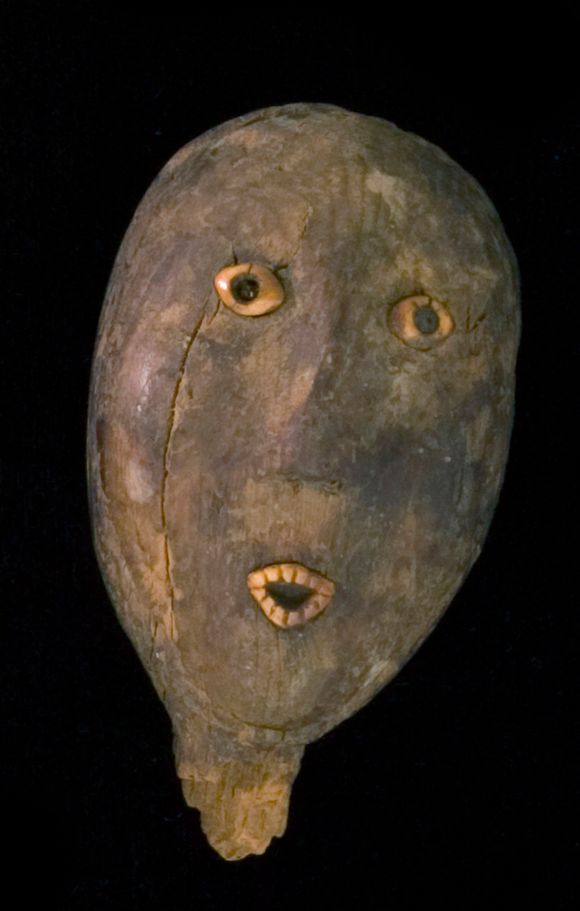 Bonhams : An Eskimo puppet head