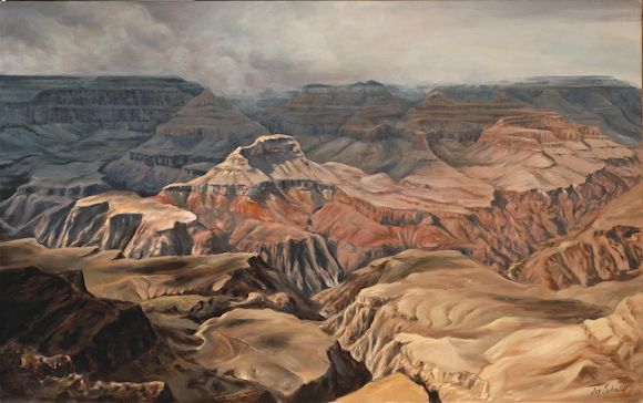 Bonhams : Jay W. Schmidt (b. 1929) Grand Canyon 30 x 48in